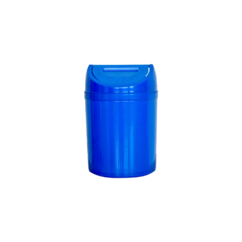 Bote Mini Ganzo 3.5 Lt. Azul Con Tapa Balancín